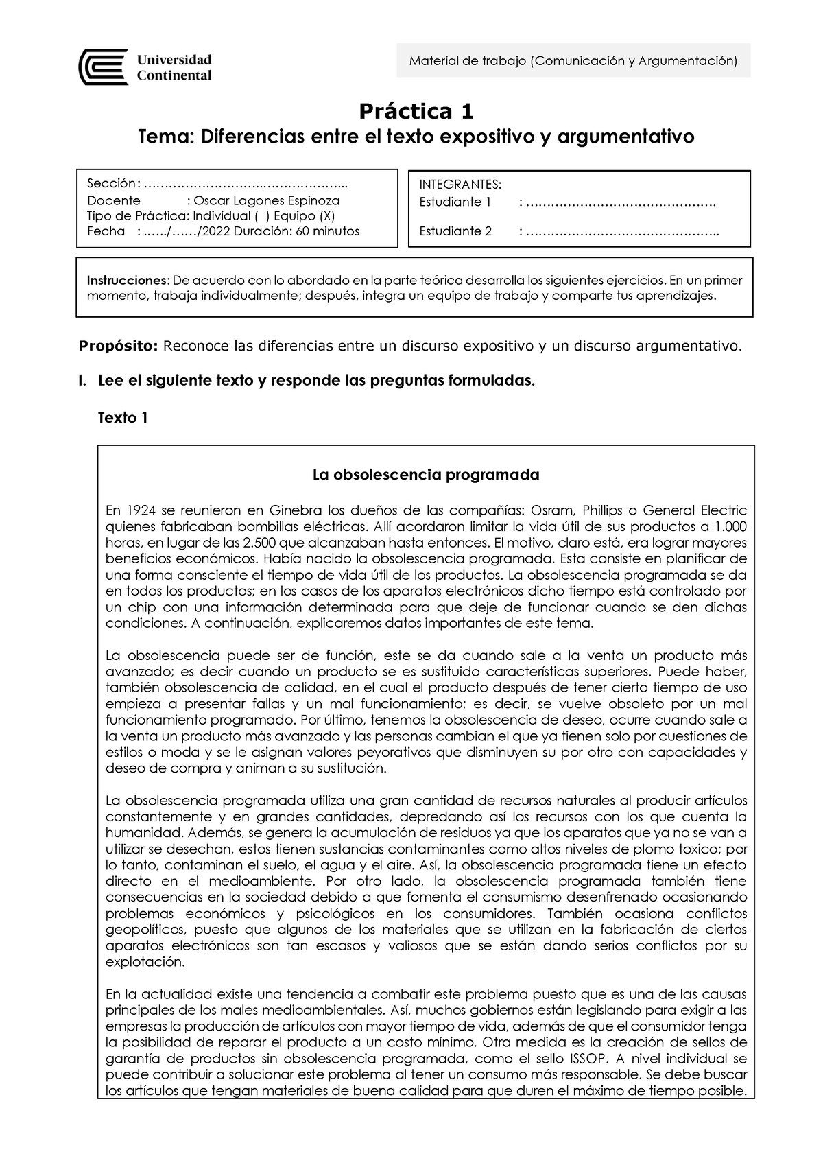 Practica 1 Diferencias Entre Te Ex Y Arg Pr·ctica 1 Tema Diferencias