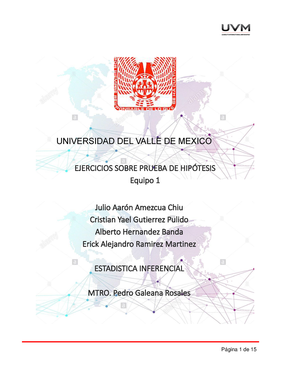 A6 Equipo 1 Actividad 6 Sobre Estadística Inferencial Universidad