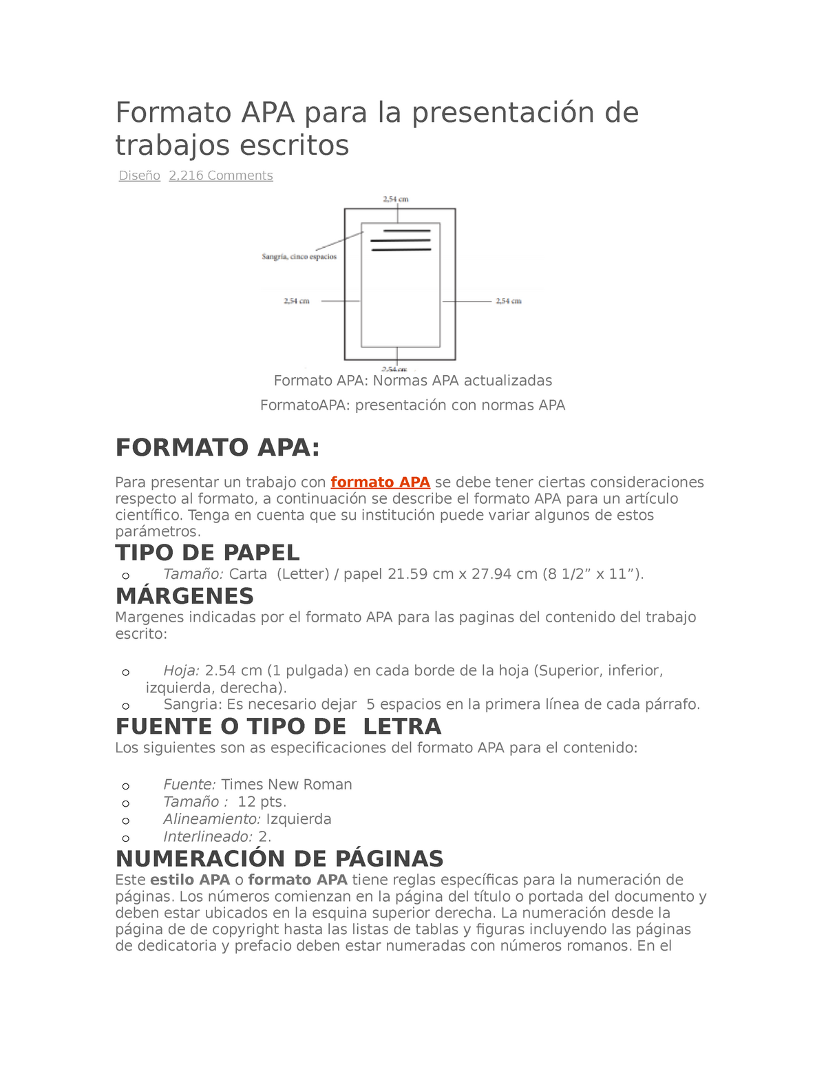 Ejemplos De Normas Apa Para Trabajos Escritos Opciones De Ejemplo