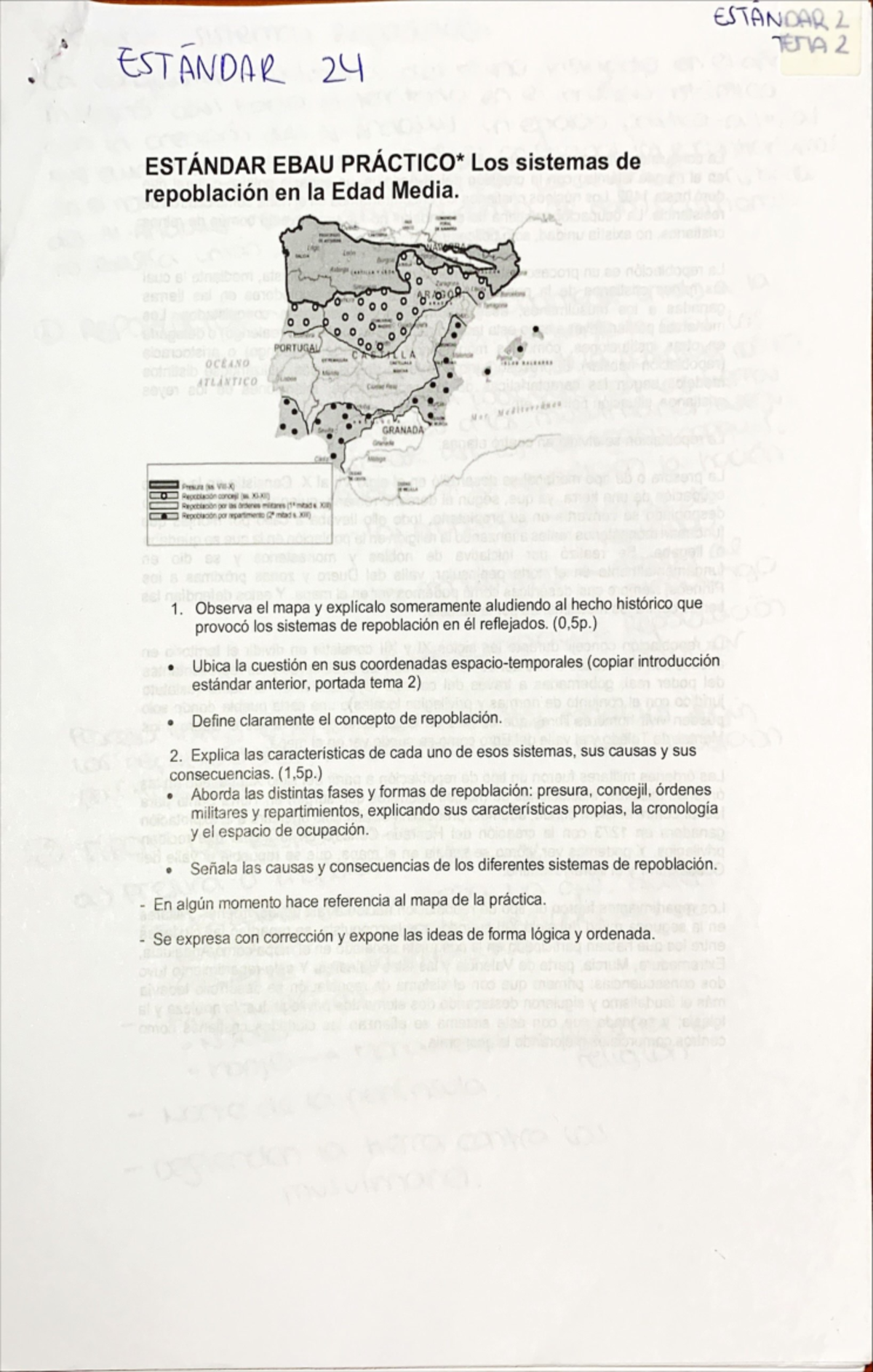 Estándar 24 B Es Un Estándar De Historia De España Con Nota 10