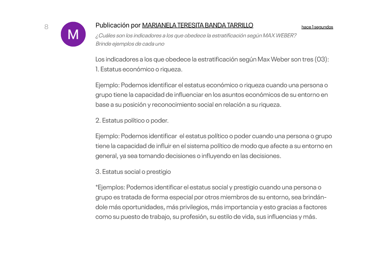 Foro Formativo Unidad 2 Antropología Y Sociología Juridica