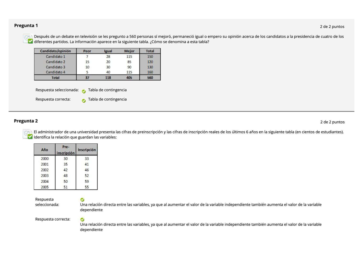 Automatizada 9 Probabilidad Y Estadística Studocu