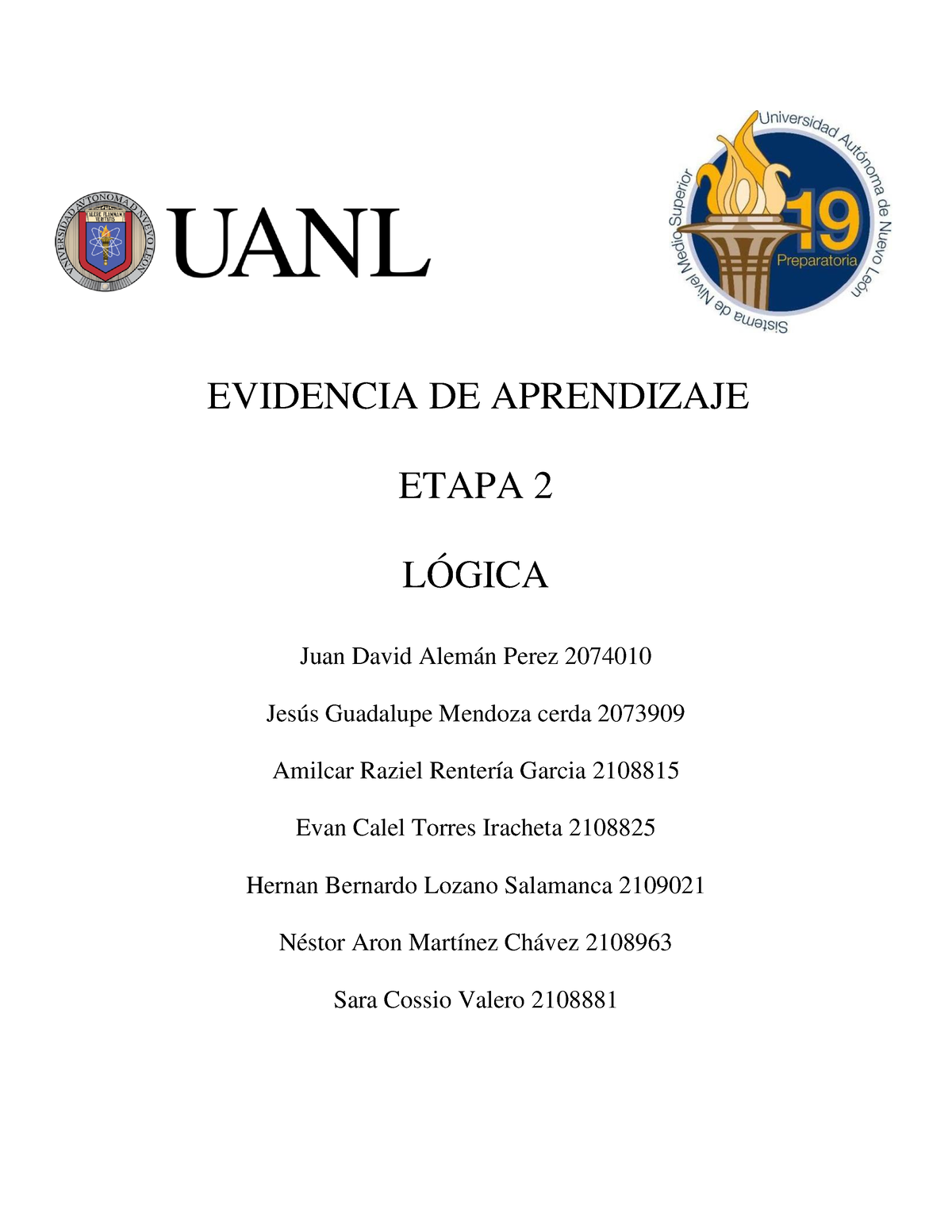 Ev2 Logica Lógica Evidencia De Aprendizaje Etapa Juan David