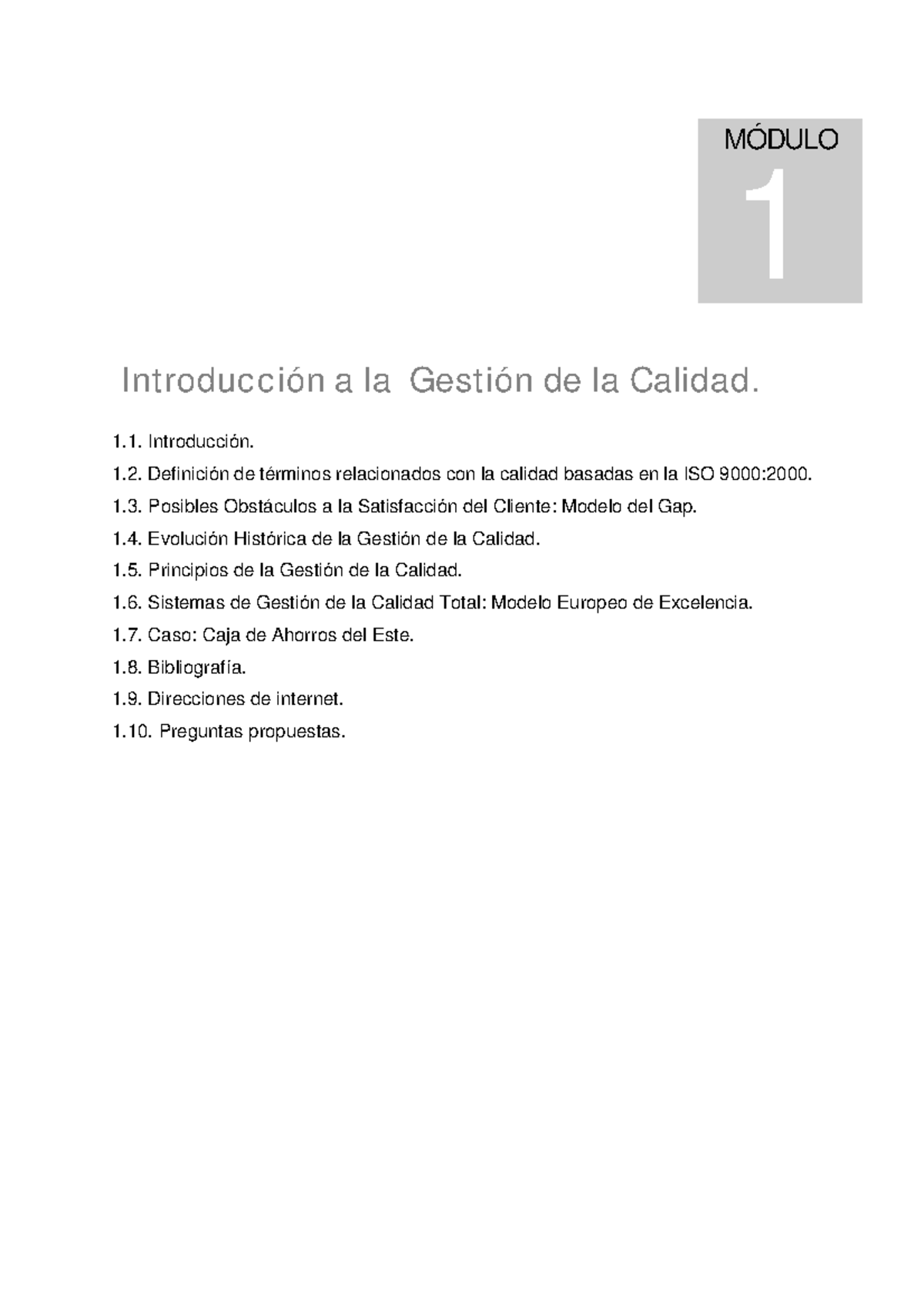 Modulo 1introduccion Introduccion Introducción A La Gestión De La