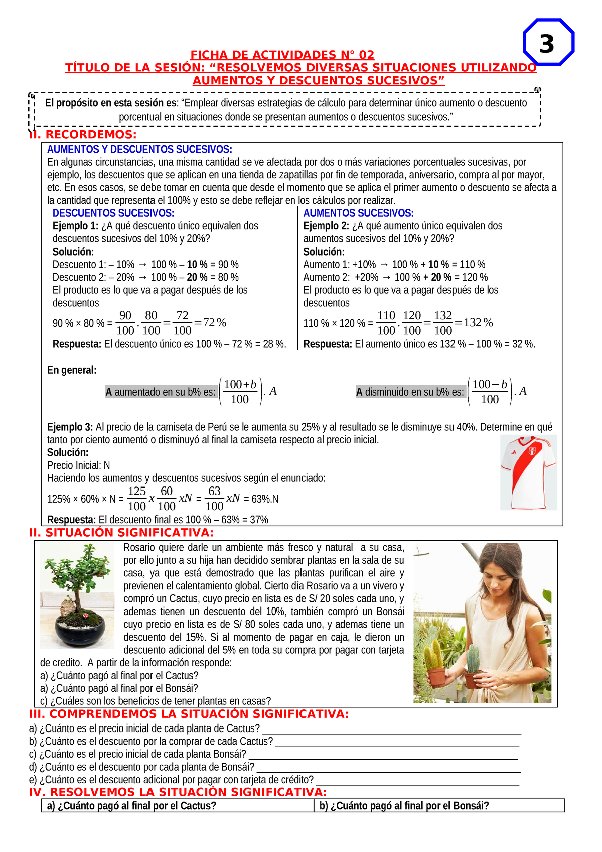 Ficha 2 3ero Eda7 Practica Ficha De Actividades N° 02 TÍtulo De