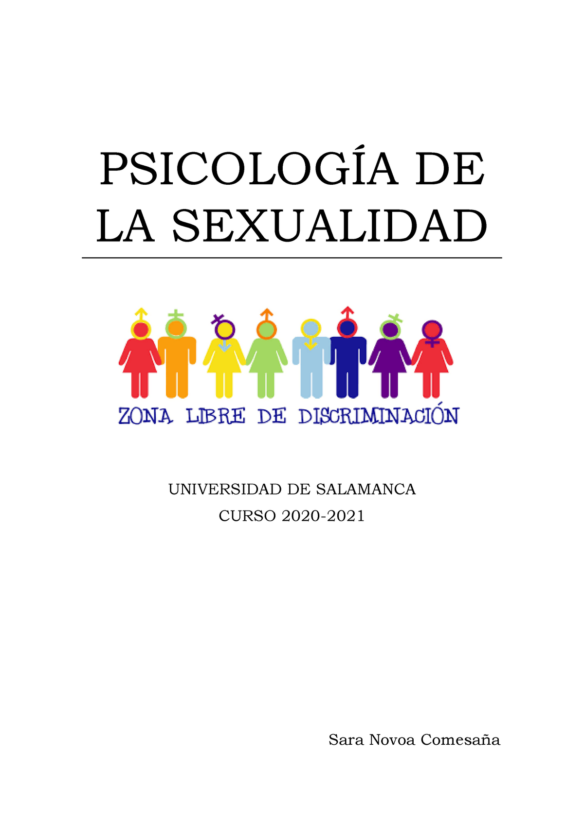 Psicologia De La Sexualidad PsicologÍa De La Sexualidad Universidad