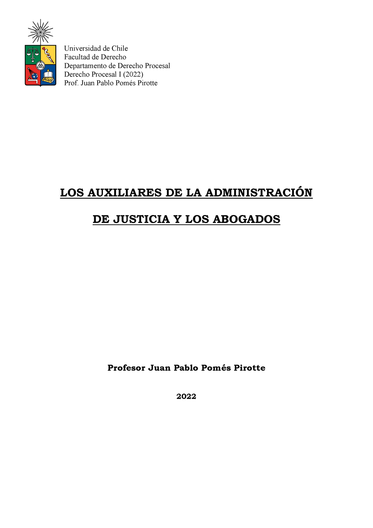 Auxiliares De La Administracion De Justicia Y Abogados Chile Los