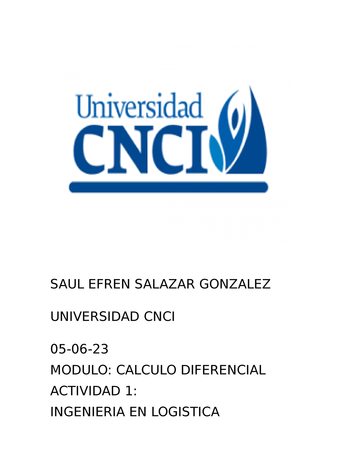 Actividad 1 Calculo Diferencial Saul Efren Salazar Gonzalez