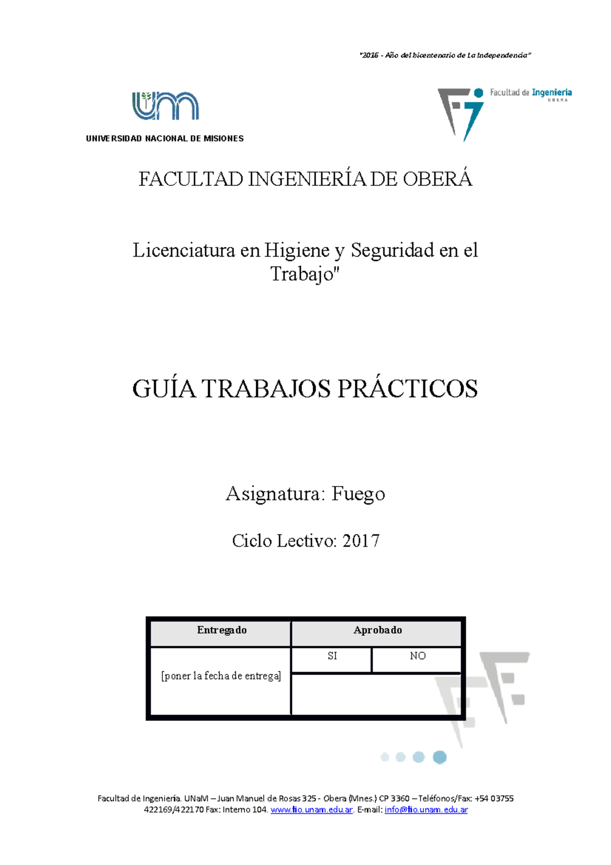 Guia Tp° 1 Apunte De La Caatedra Del Bicentenario De La Universidad