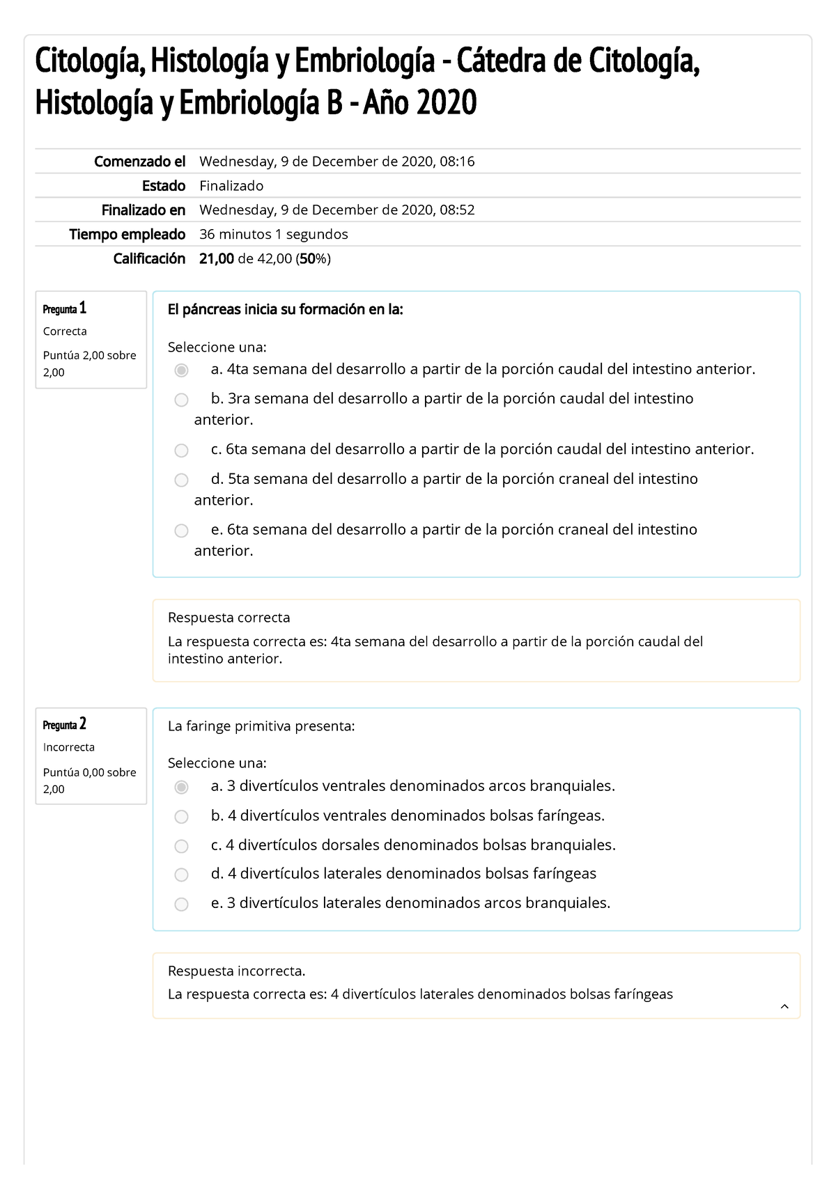 9 De Diciembre 08 15 Hs Embriología Com 3 Y 4 A Y B Pregunta 1