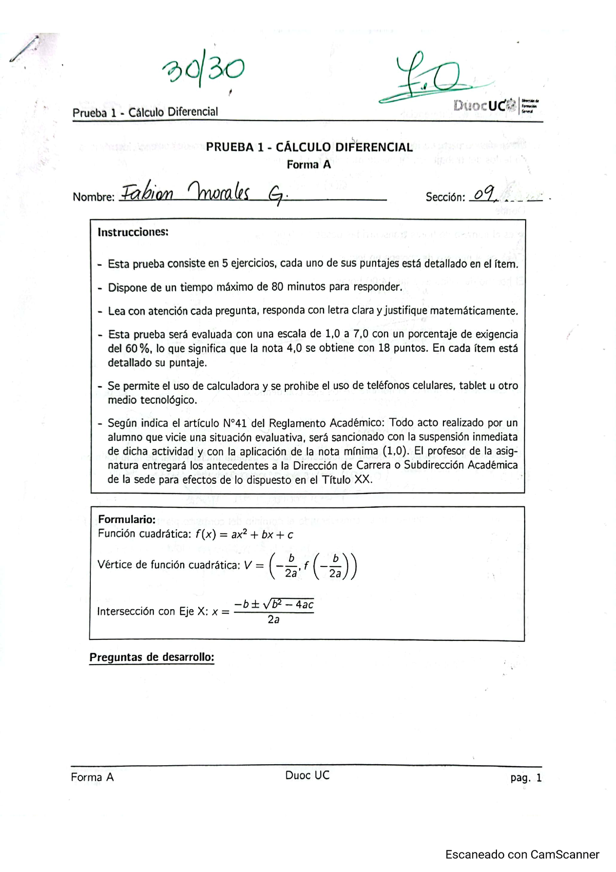 Prueba 1 Calculo Calculo Diferencial E Integral Studocu