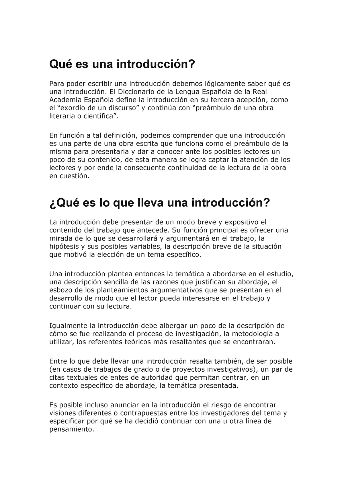 Como Hacer Una Introduccion De Un Libro Ejemplo Libros Famosos