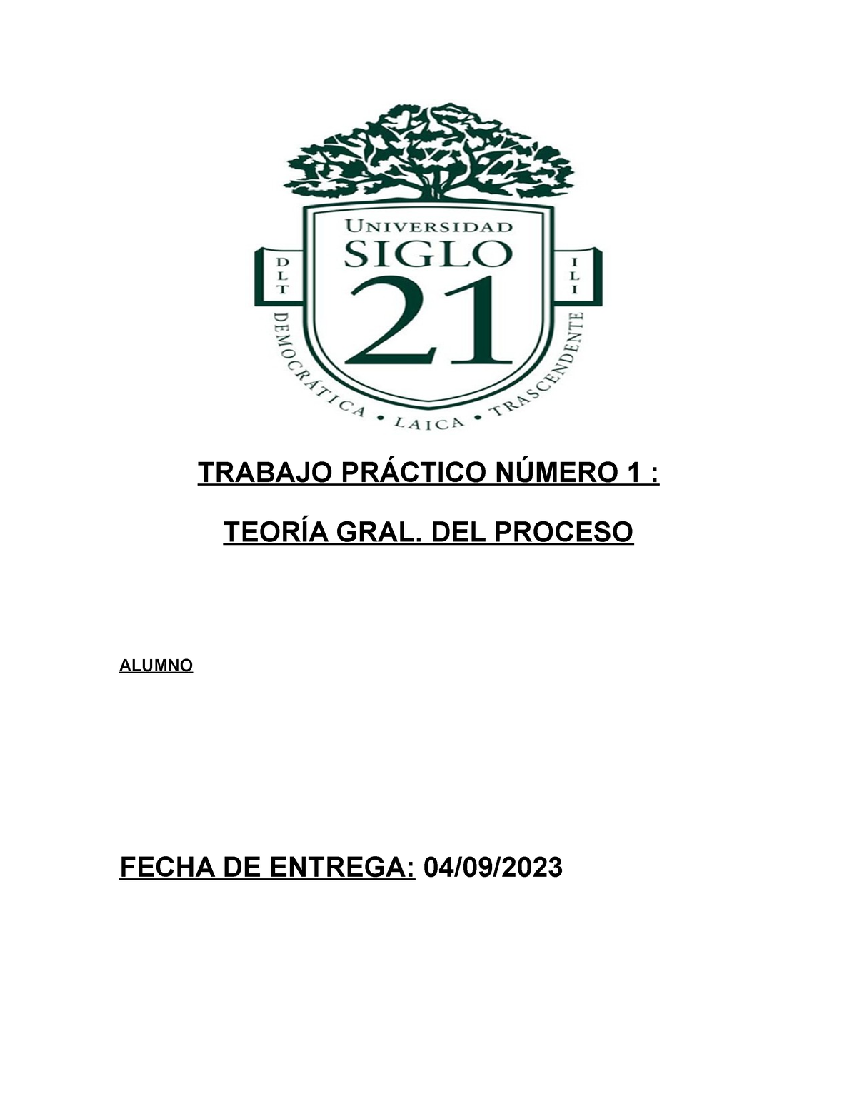 Tp 1 Trabajo Práctico 1 Aprobado 95 Porciento Trabajo PrÁctico