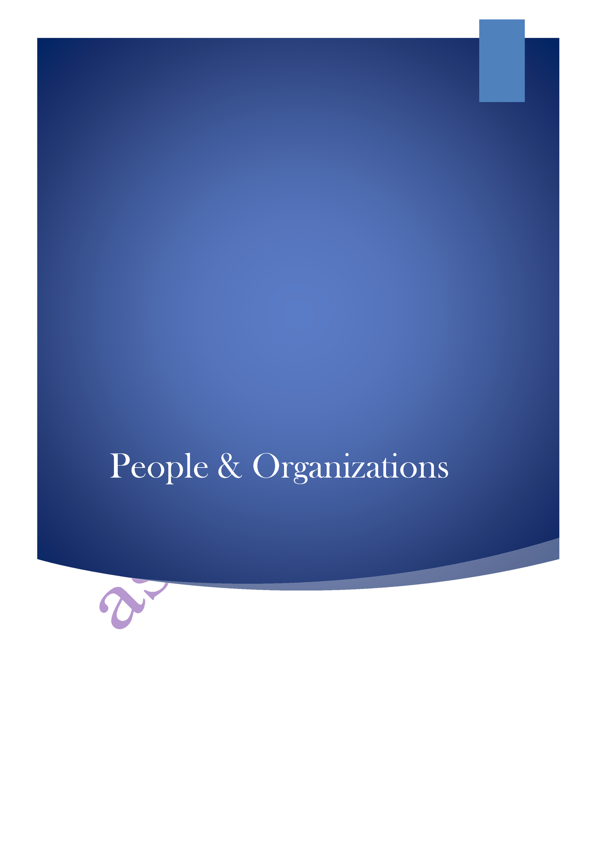 People And Organizations 2 Mba 7000 N02 People And Organizations