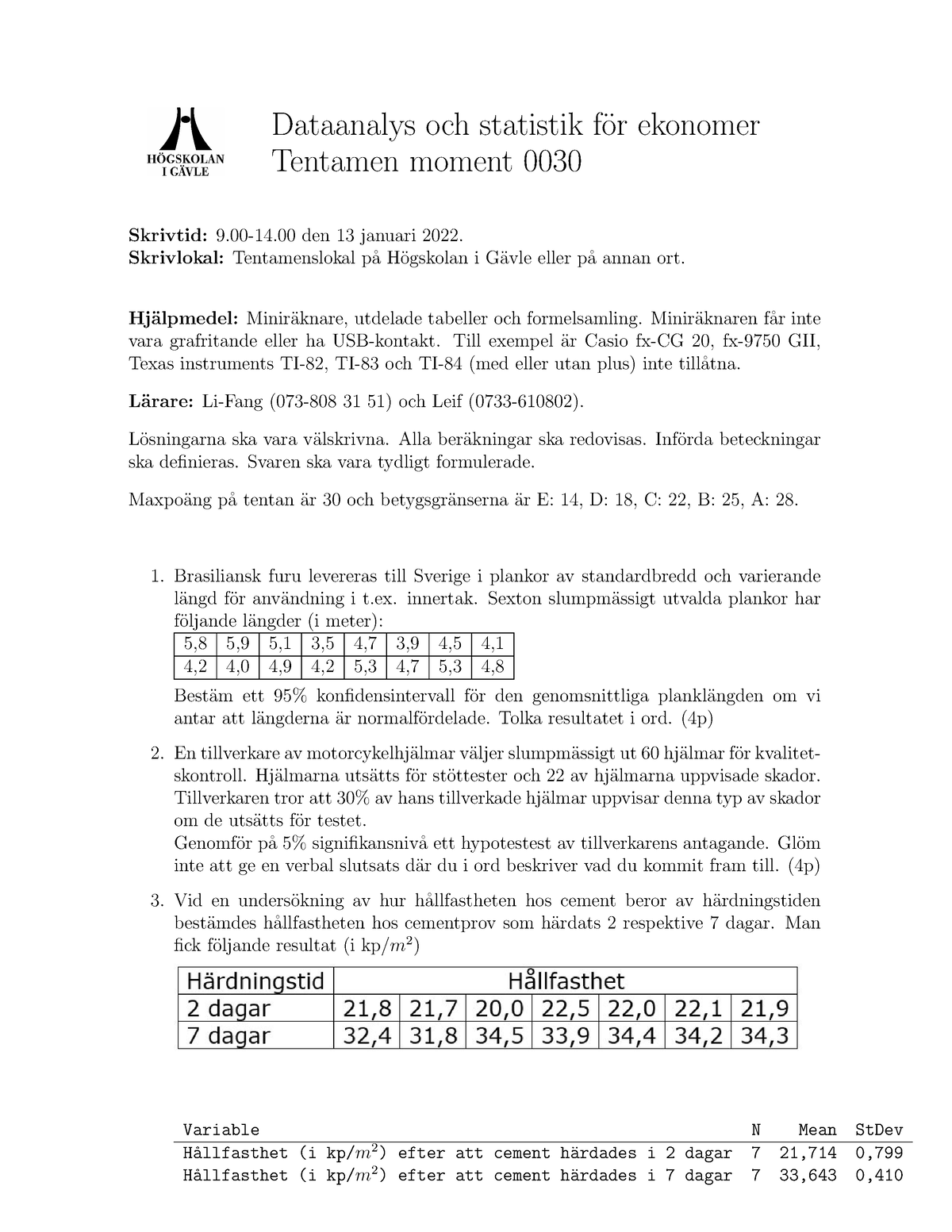 22011 3 Moment 0030 1 Bra Dataanalys Och Statistik F ̈or Ekonomer