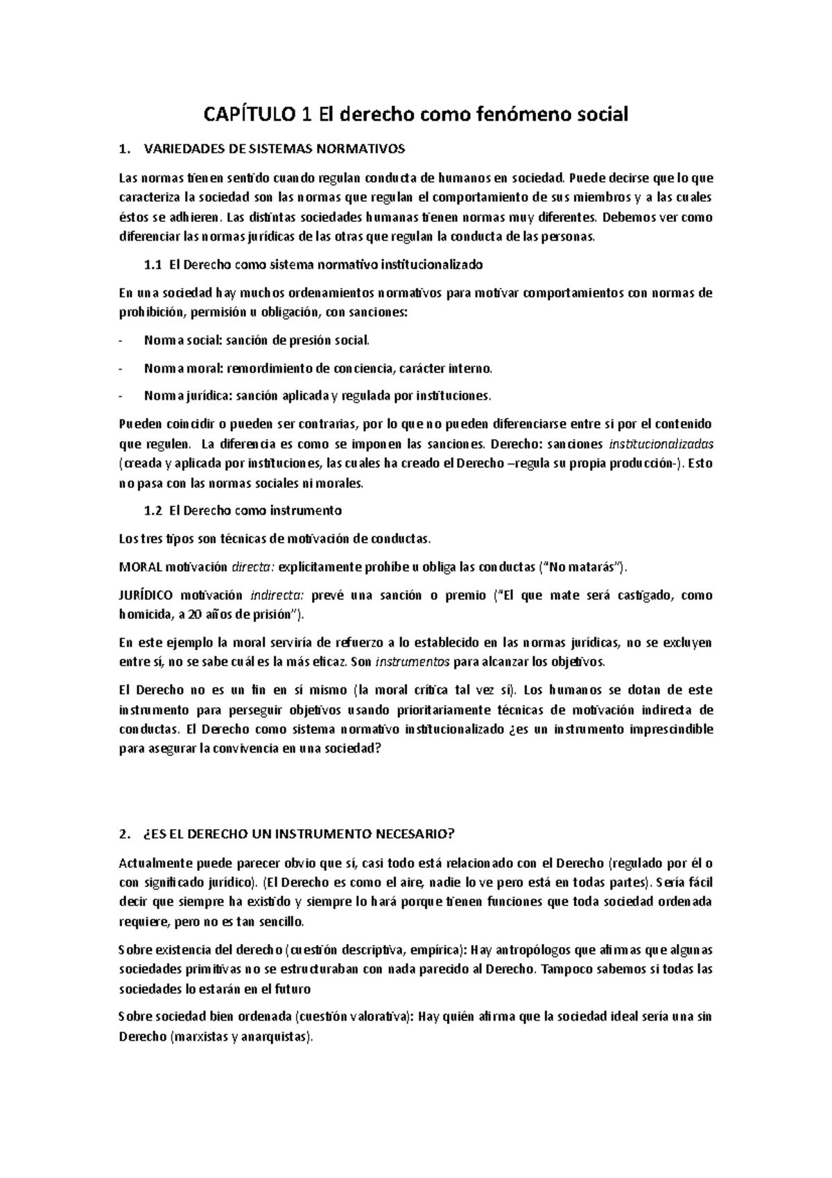 Capítol 1 1a Part Introducción A La Teoría Del Derecho CapÍtulo 1