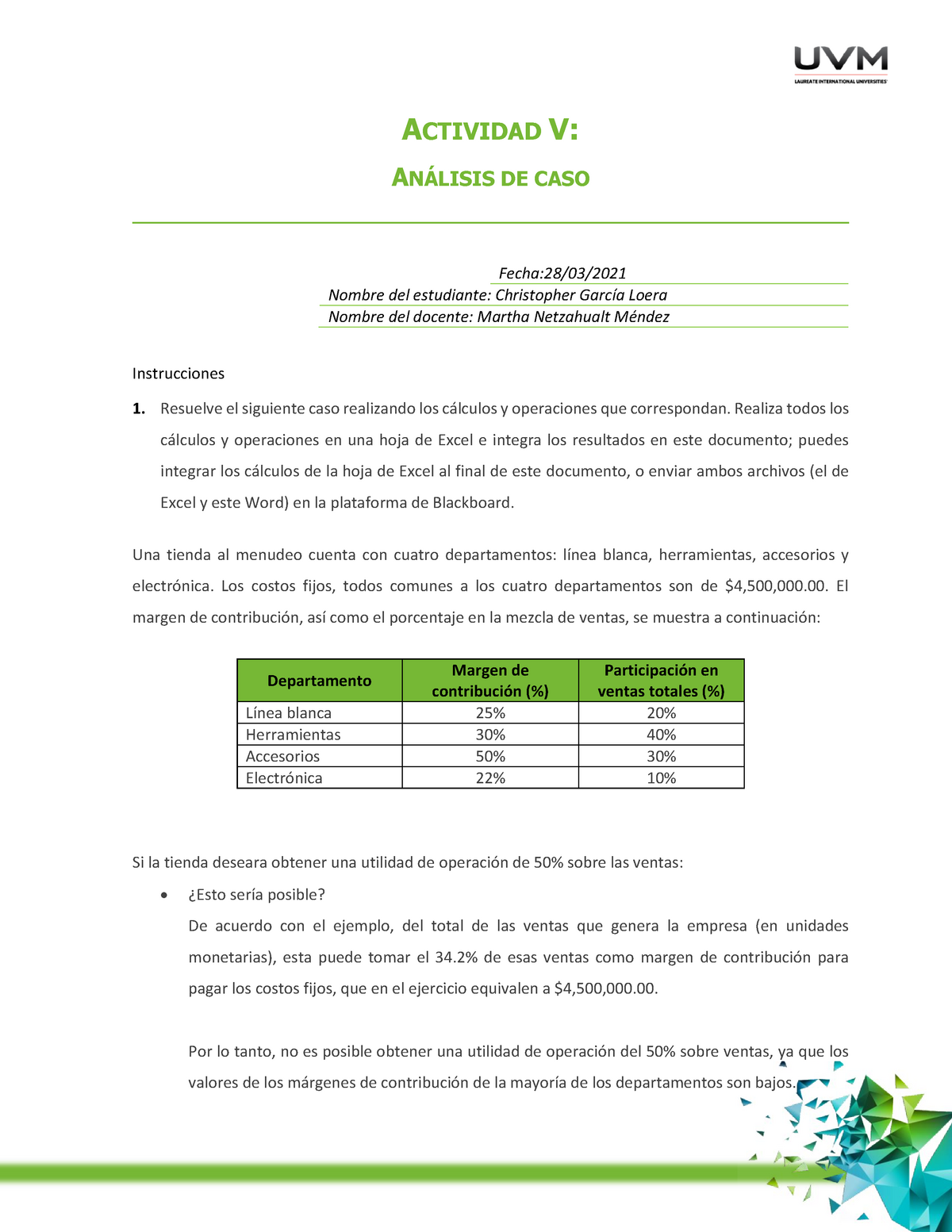 A5 Cgl Contabilidad Administrativa Uvm Studocu