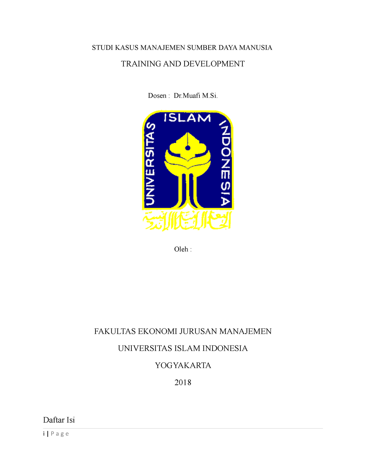 Tugas Studi Kasus Msdm Studi Kasus Manajemen Sumber Daya Manusia