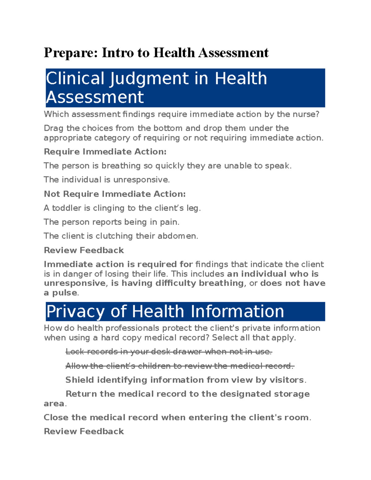 Nr302 Edapt Week 1 Health Assessment Basics I Prepare Intro To