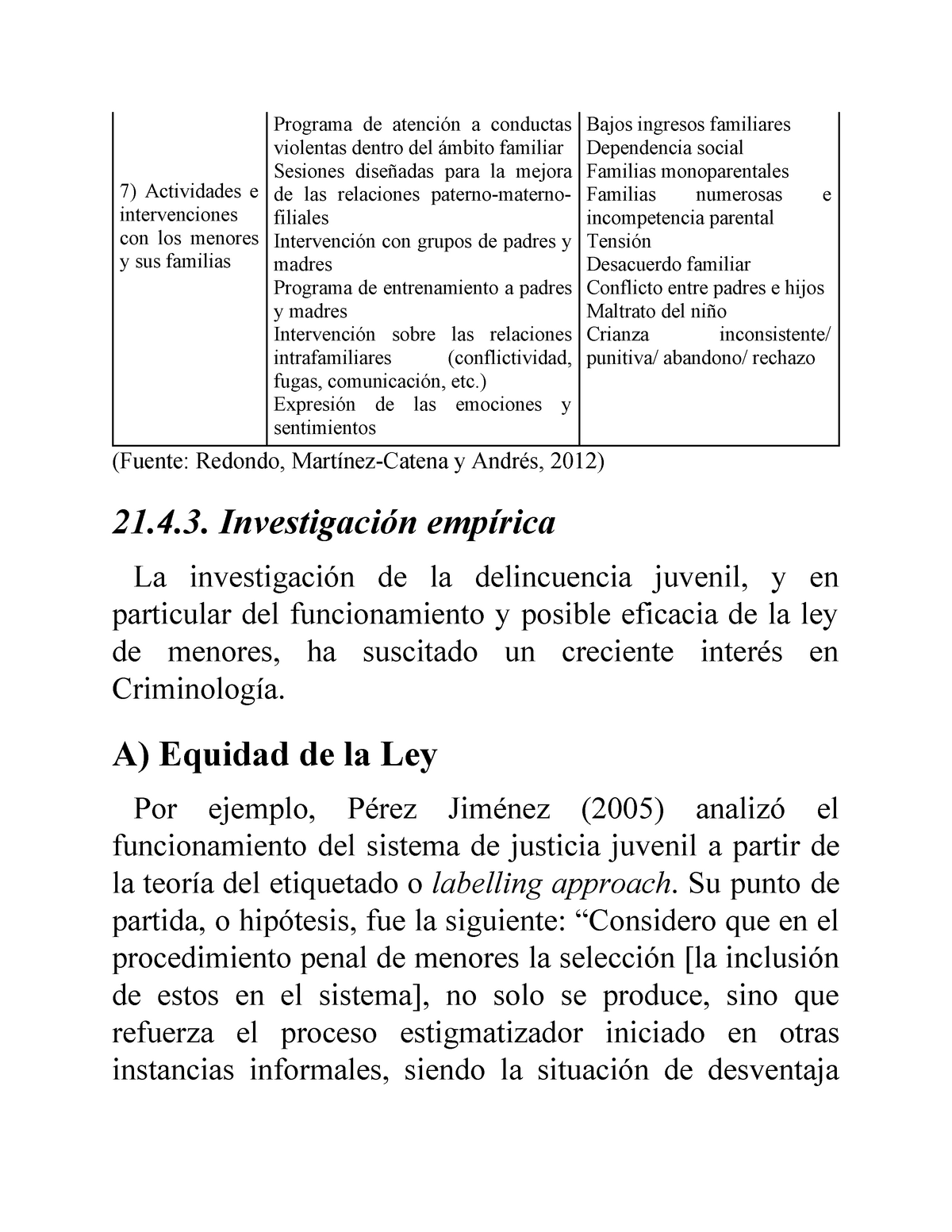 Manual Principios De La Criminología 173 Actividades E Intervenciones