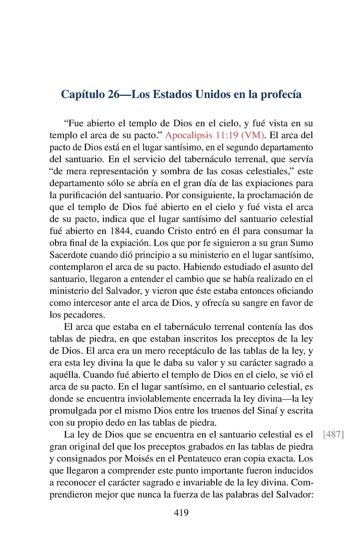 El Conflicto De Los Siglos Elena G White 423 438 Capítulo 26—los