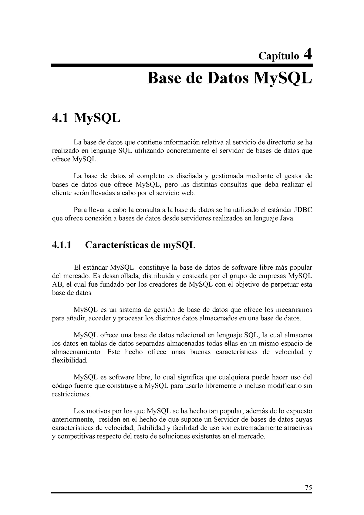 Base De Datos My Sql Capítulo 4 Base De Datos Mysql 4 Mysql La Base