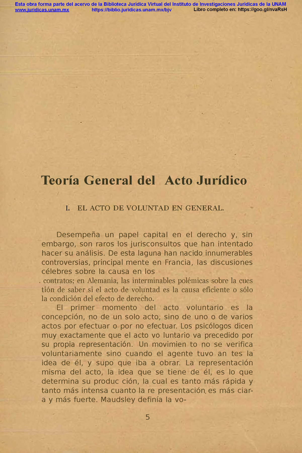 Teoria General Del Acto Juridico Pdf Esta Obra Forma Parte Del