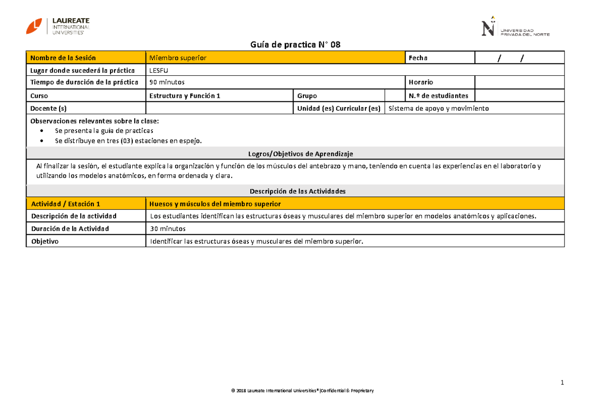 Guíadepráctica 08 Desarrollo 1 Guía De Practica N° 08 Nombre De La