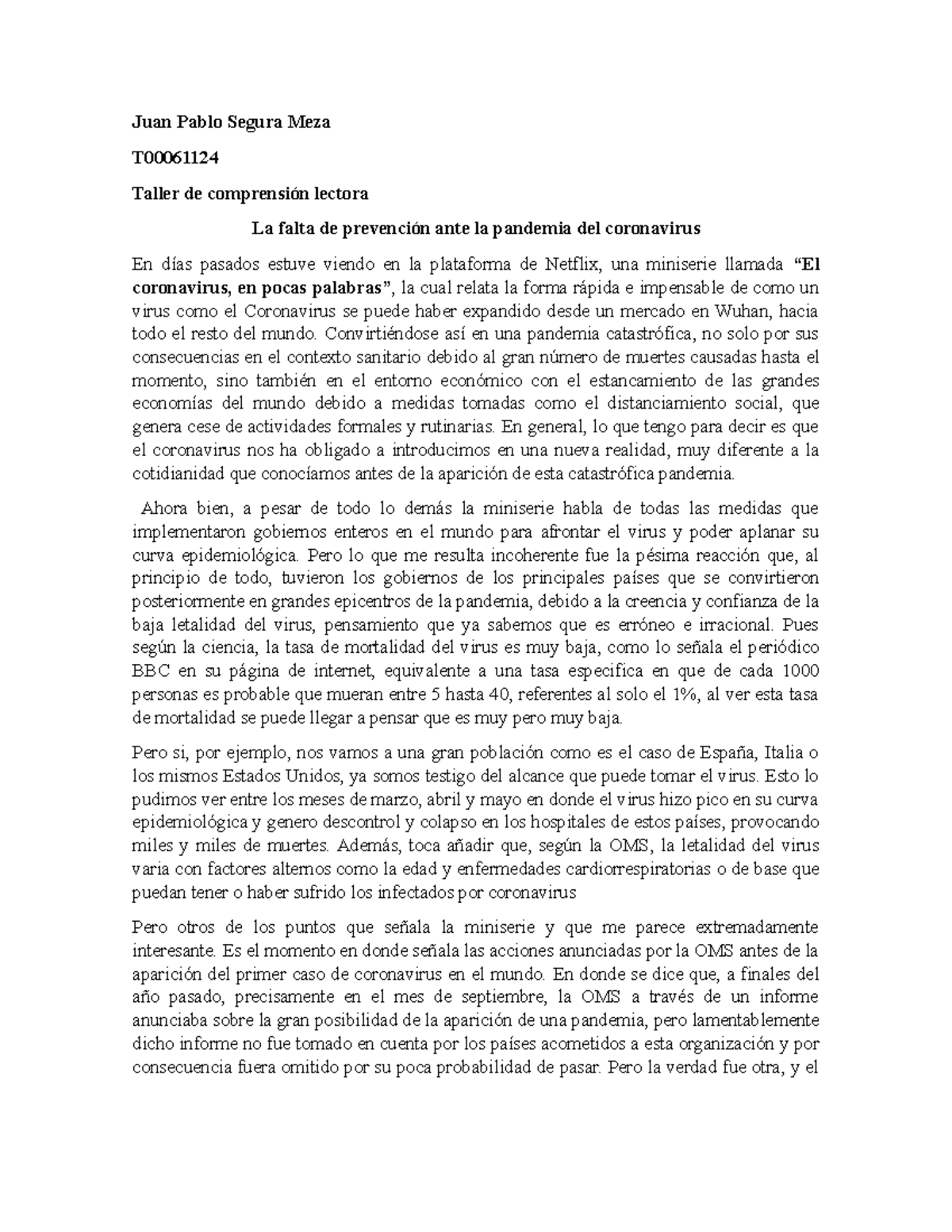 Articulo Trabajo Escrito Del Corte Juan Pablo Segura Meza T Taller