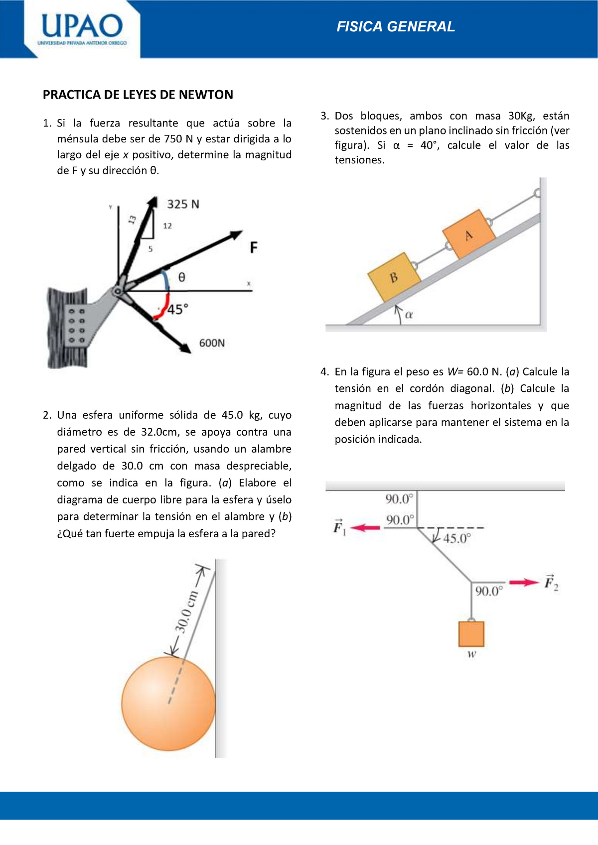 Fisgen Practica De Leyes De Newton Practica De Leyes De Newton Si La