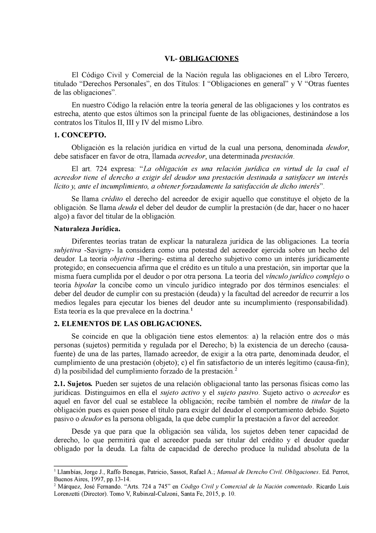 Modelo De Examen Derecho Civil Ii Obligaciones Unlam