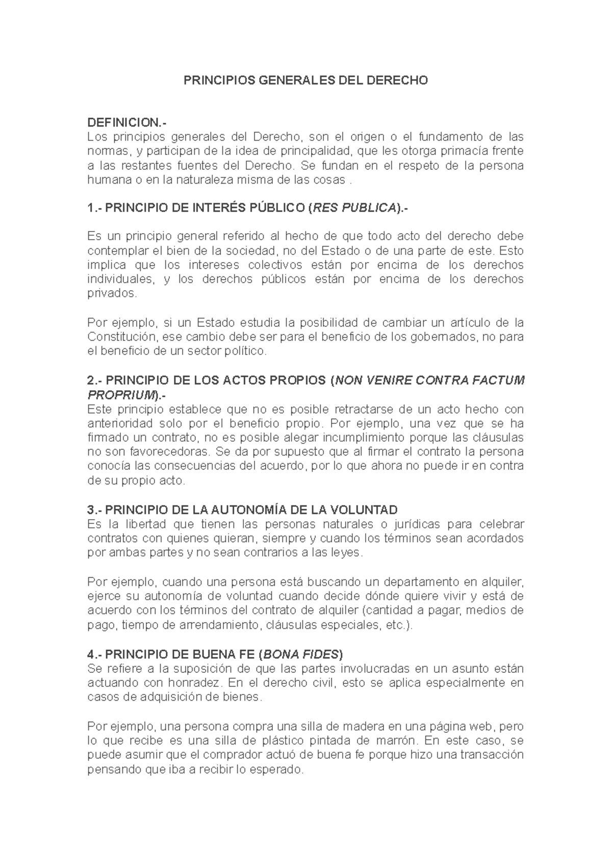 Principios Generales Del Derecho Principios Generales Del Derecho