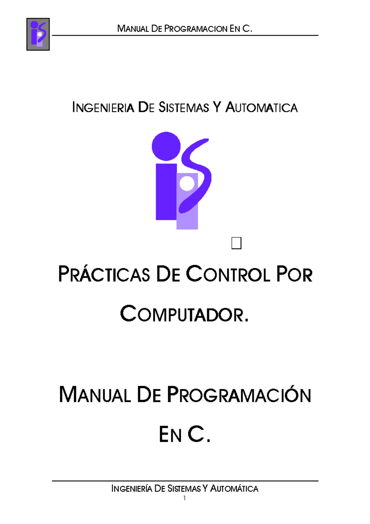 Manual De Programacion En C IngenierÍa De Sistemas Y AutomÁtica