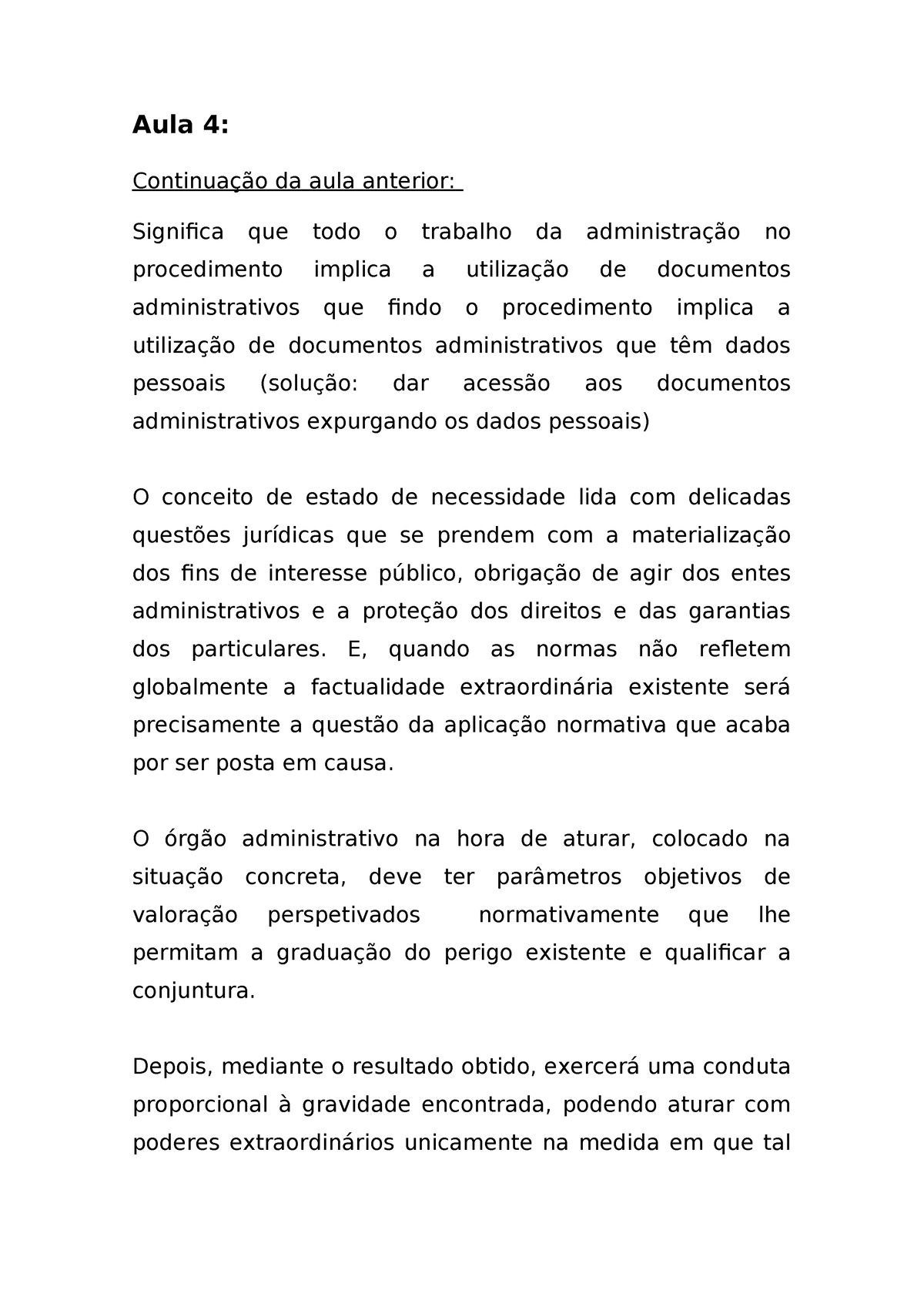 Aula 4 Aula 4 Aula 4 Continuação Da Aula Anterior Significa Que