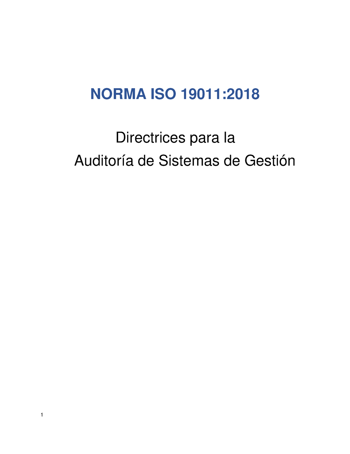 Iso 19011 2018 Auditorias 4 Norma Iso 19011 Directrices Para La