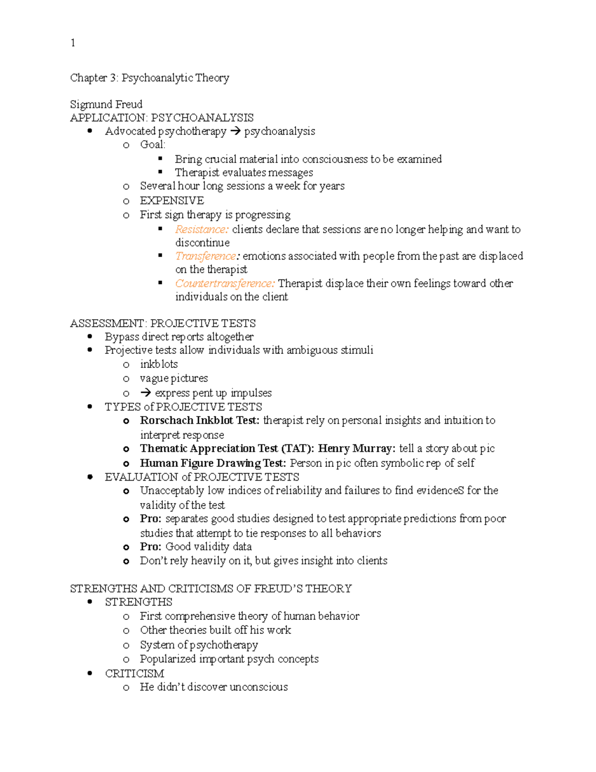 Chapter 3 6psy305 Summary Personality Psychology Domains Of