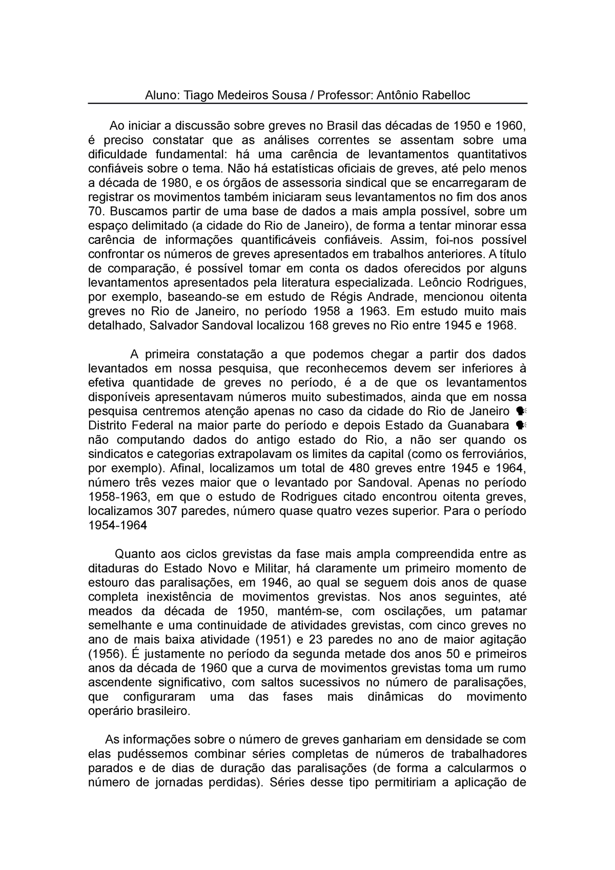 Resenha Texto 02 Aluno Tiago Medeiros Sousa Professor Antônio