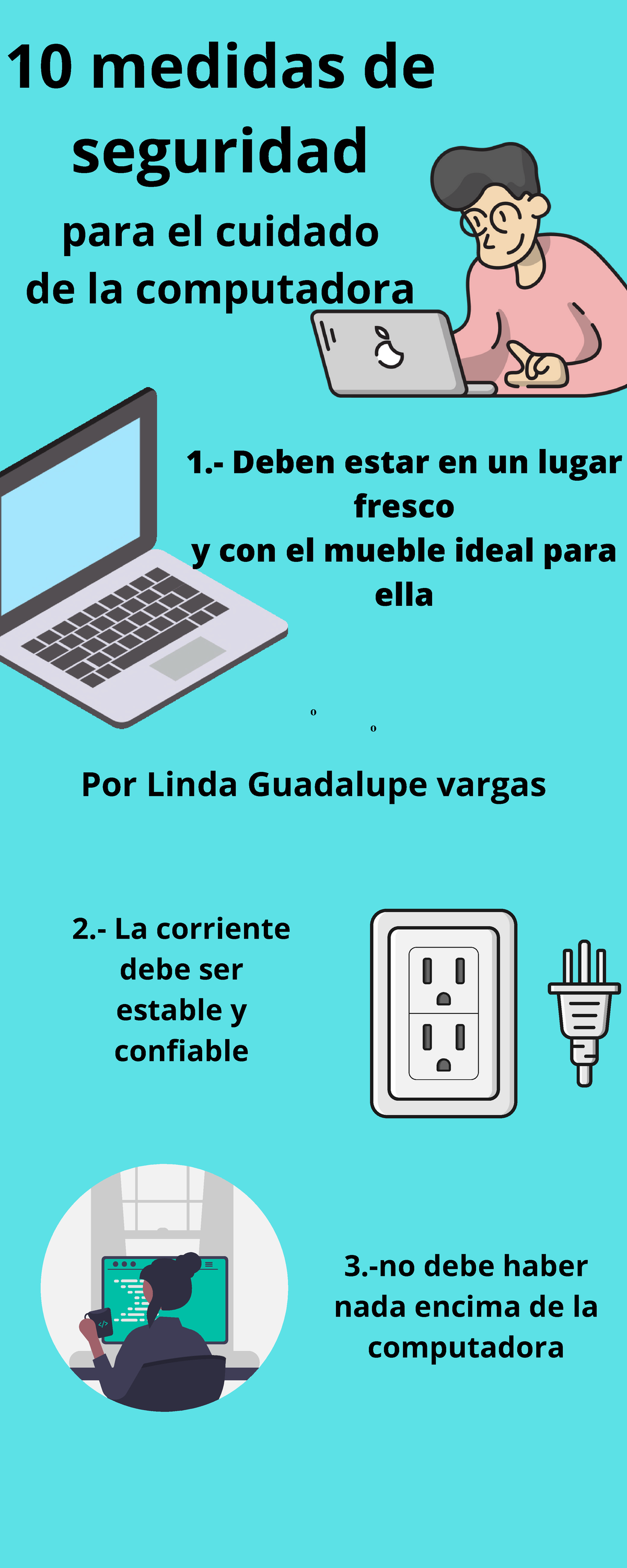 O Infografia De Las 10 Medidas De Seguridad Para El Cuidado De Tu