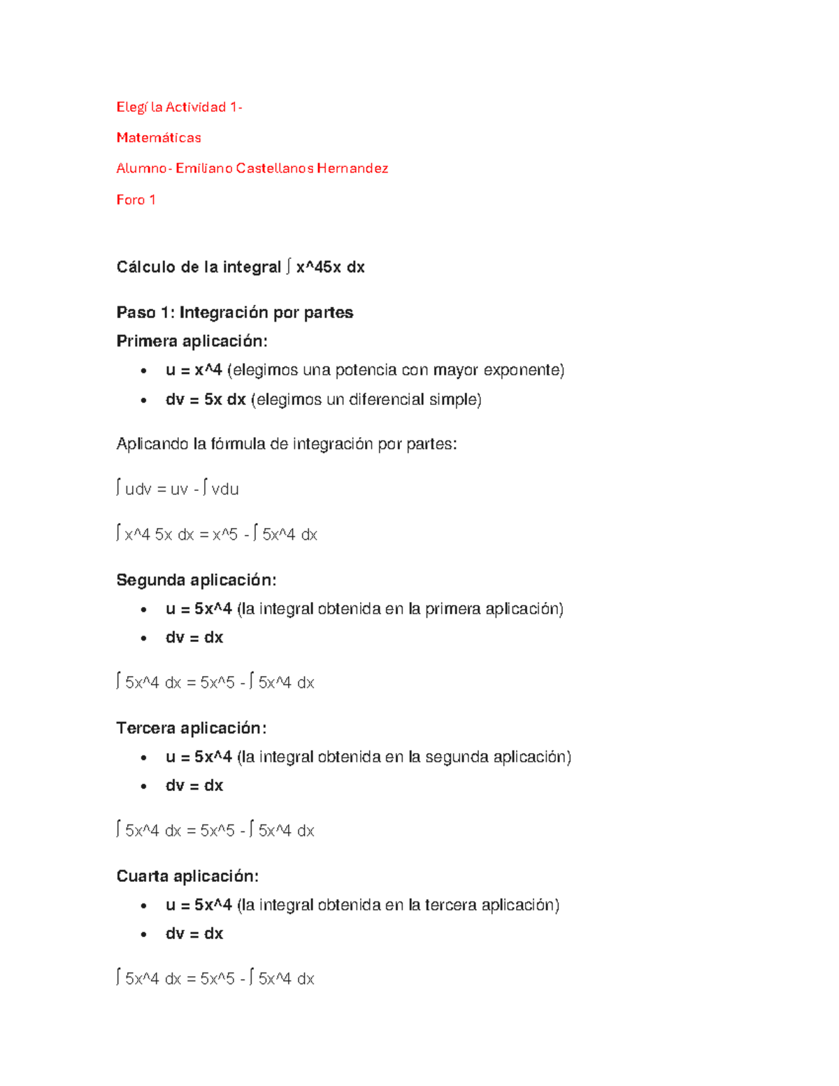 Foro2 Mate Resumen Calculo Diferencial E Integral Elegí La