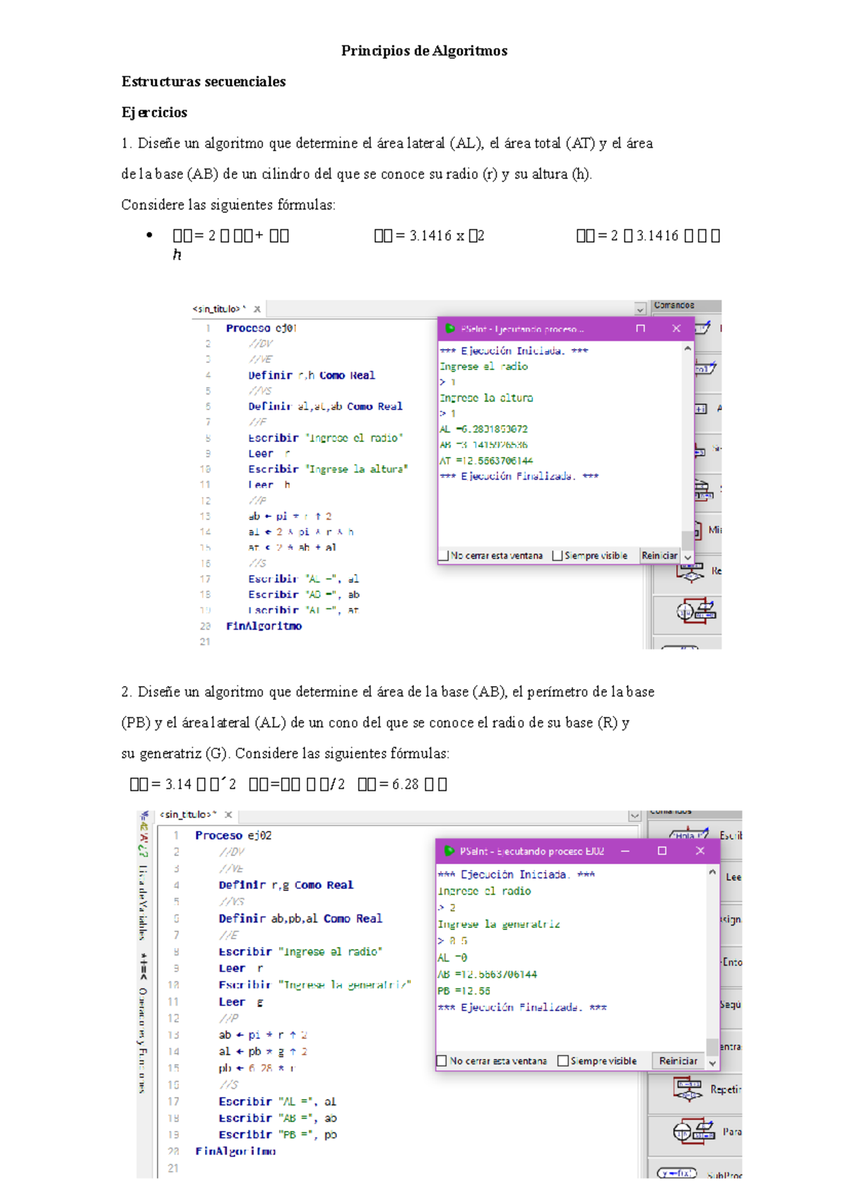 Principios De Algoritmos Tarea 1 Principios De Algoritmos Estructuras