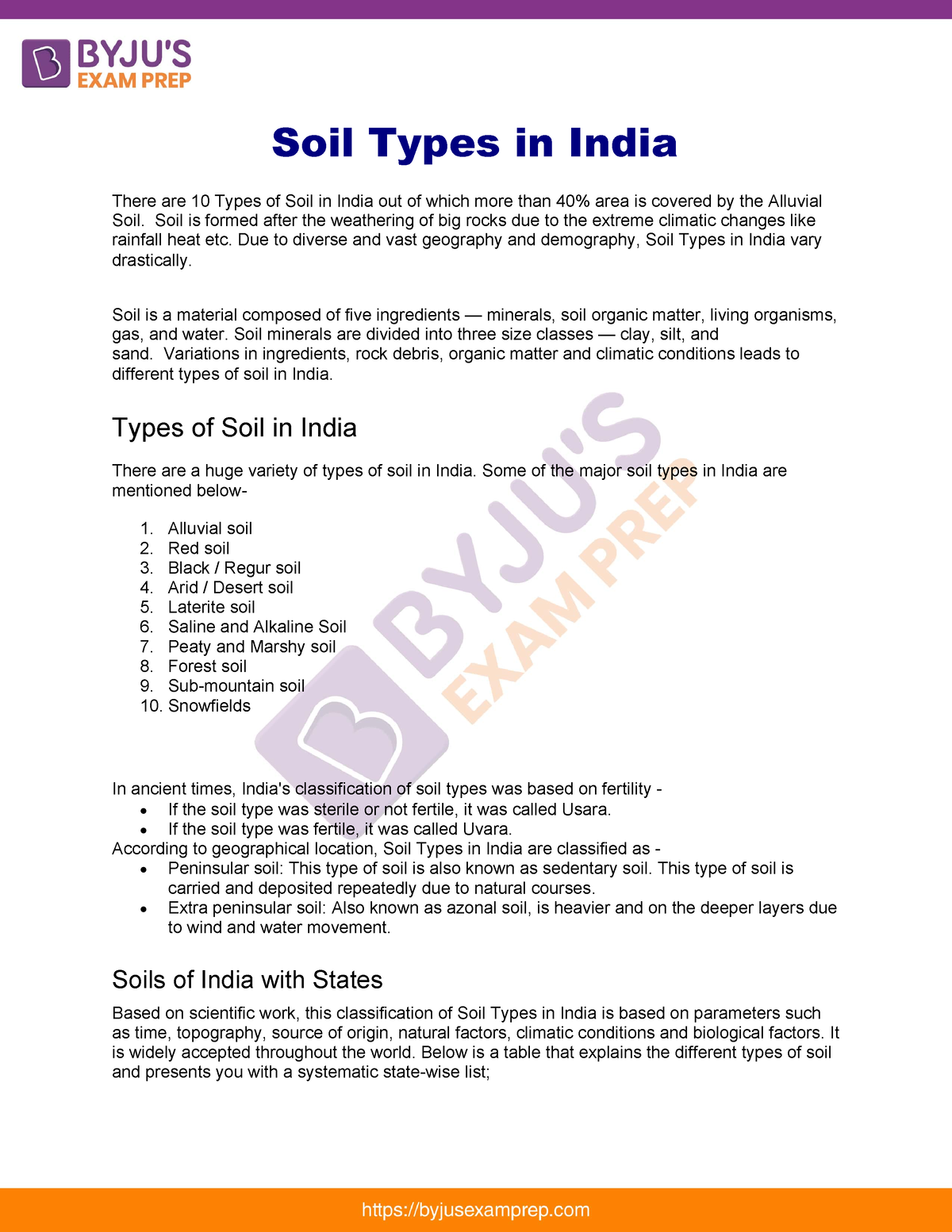 Soil Types In India Upsc Notes 50 Soil Types In India There Are 10