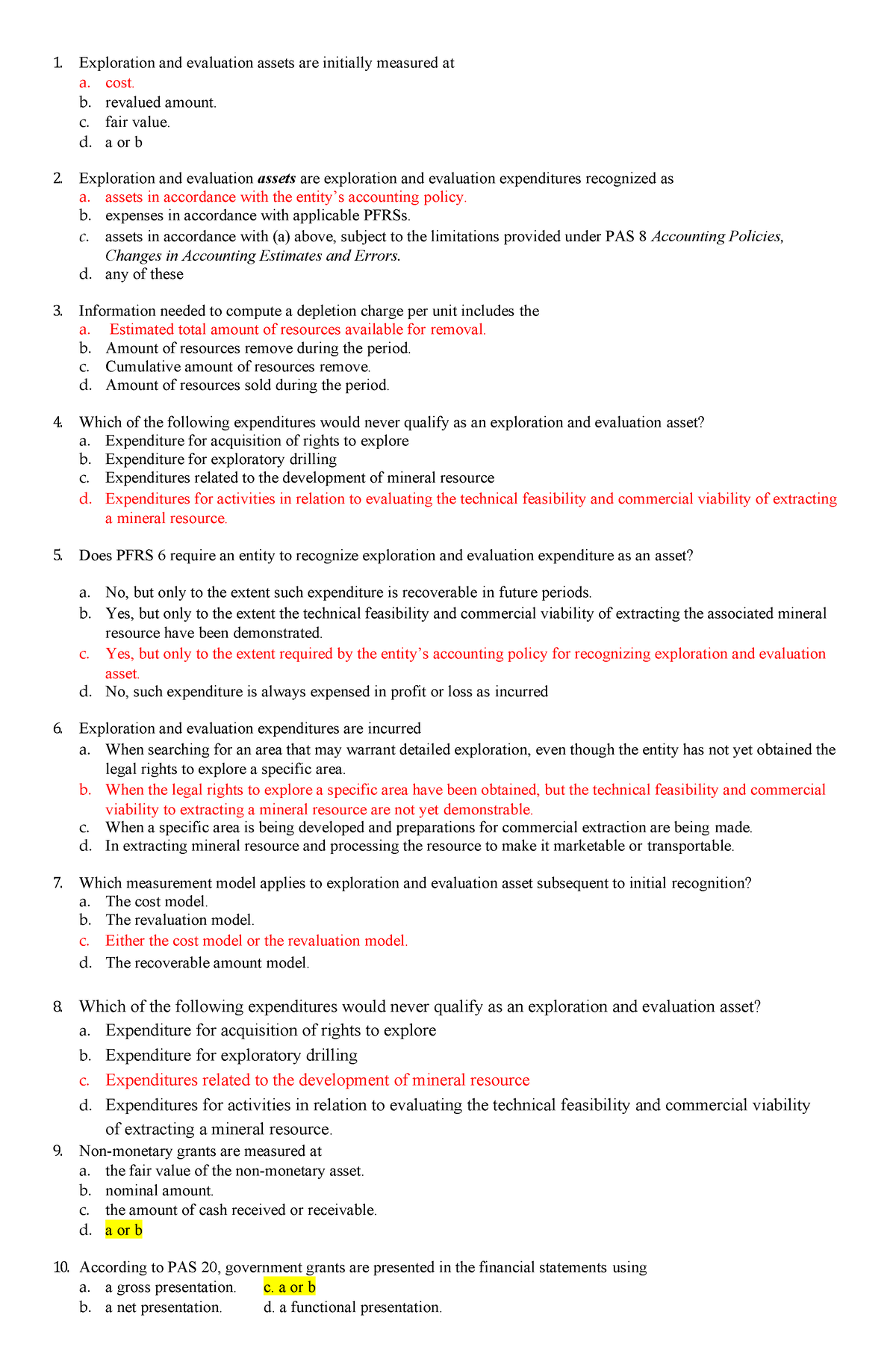 Pdfcoffee Auditing And Assurance Principle Practice Exercises For Bsa