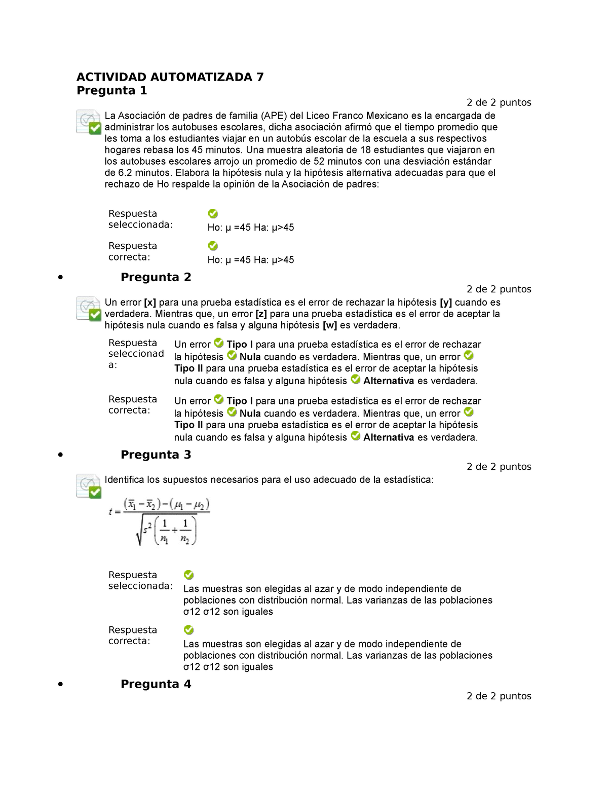 Actividad Automatizada 7 Y 9 Probabilidad Y Estadistica 2023