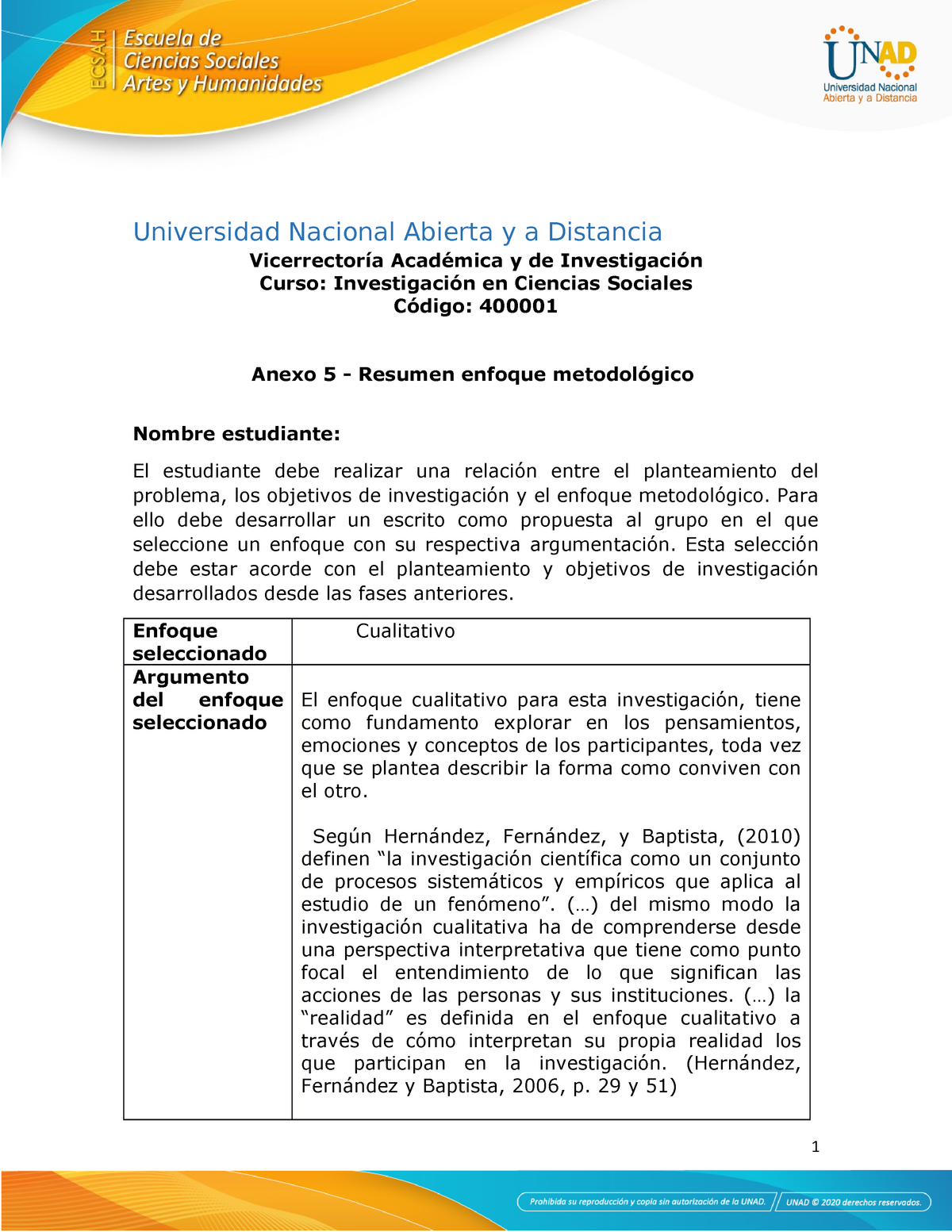 Anexo 5 Resumen Enfoque Metodológico Universidad Nacional Abierta Y