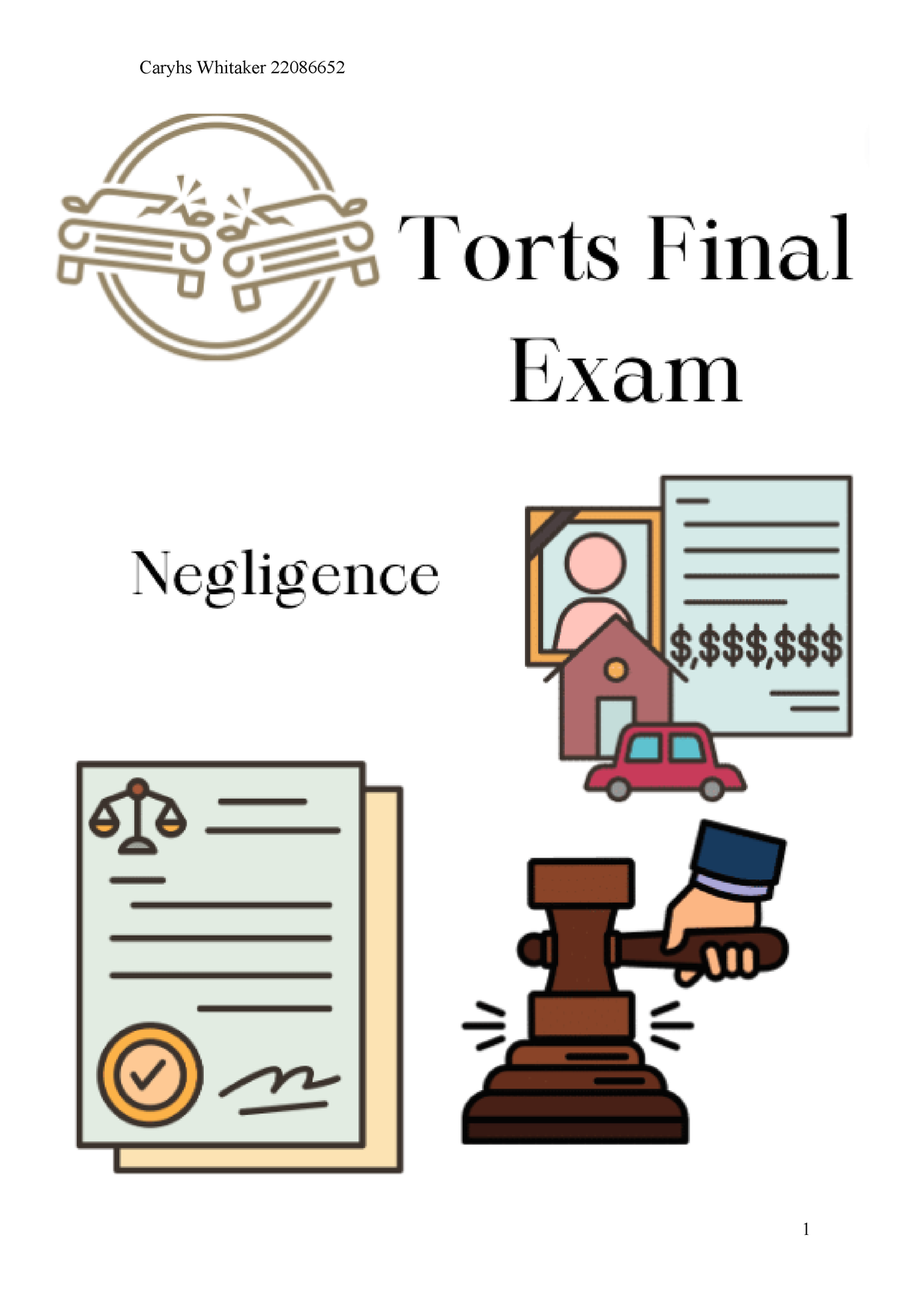 Torts Final Exam Notes Negligence Pq Exam Notes Negligence Pq