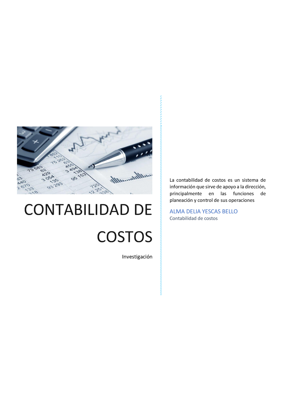 Contabilidad De Costos