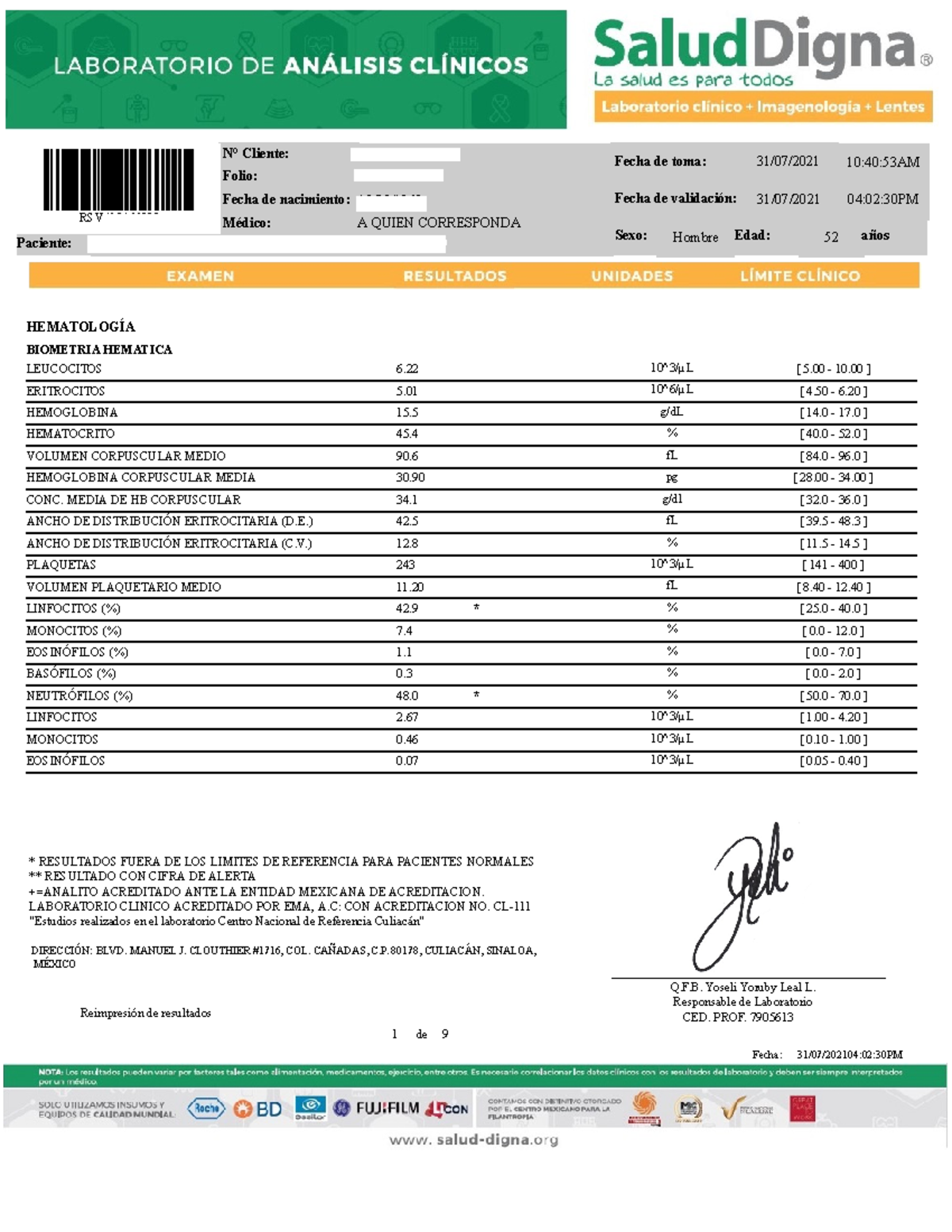 Resultados Saluddigna 1 Pdf Pdf Enfermedades Y Trastornos 48 Off