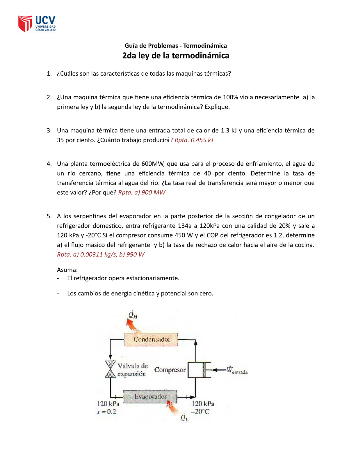 Ejercicios De La Primera Ley De La Termodinamica Buic