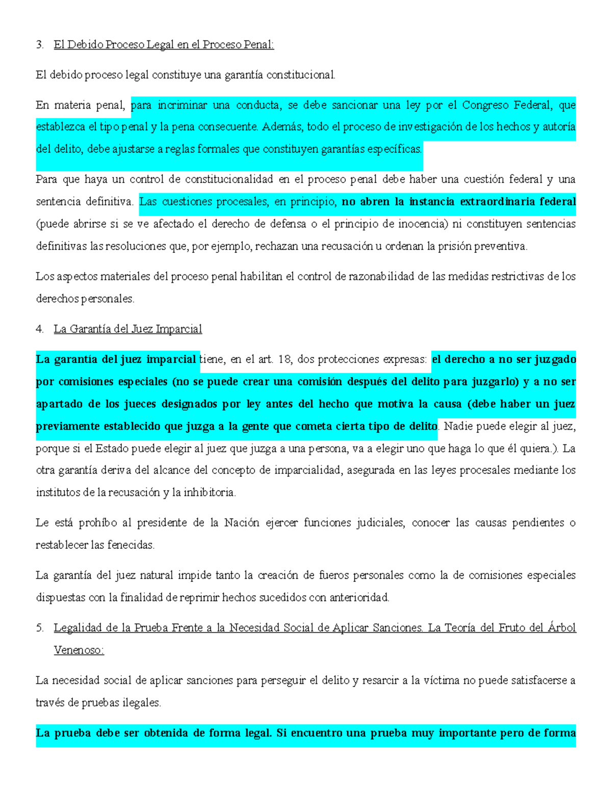 Politics 3 El Debido Proceso Legal En El Proceso Penal El Debido