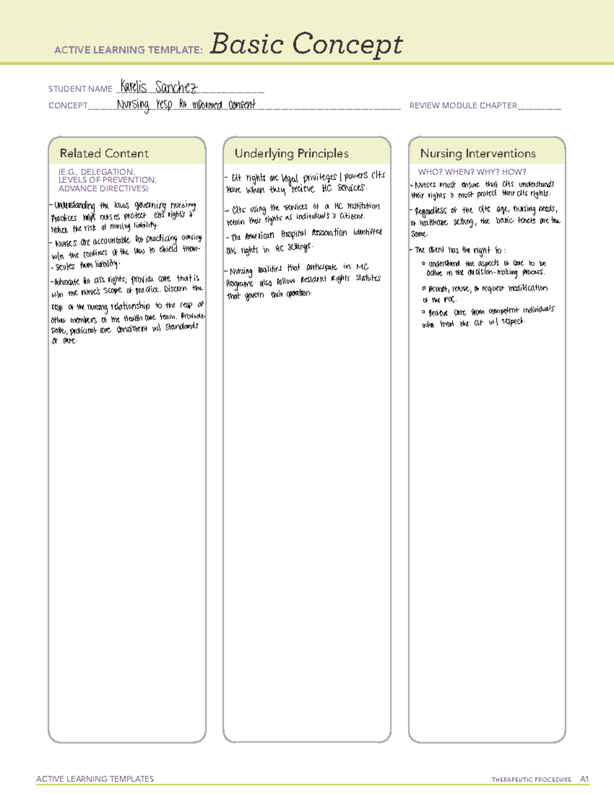 Nutrition And Oral Hydration Ati Template